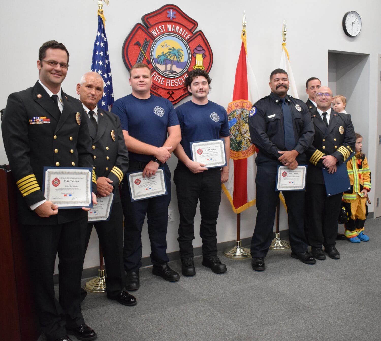 Firefighters recognized for Debby response - AMI Sun